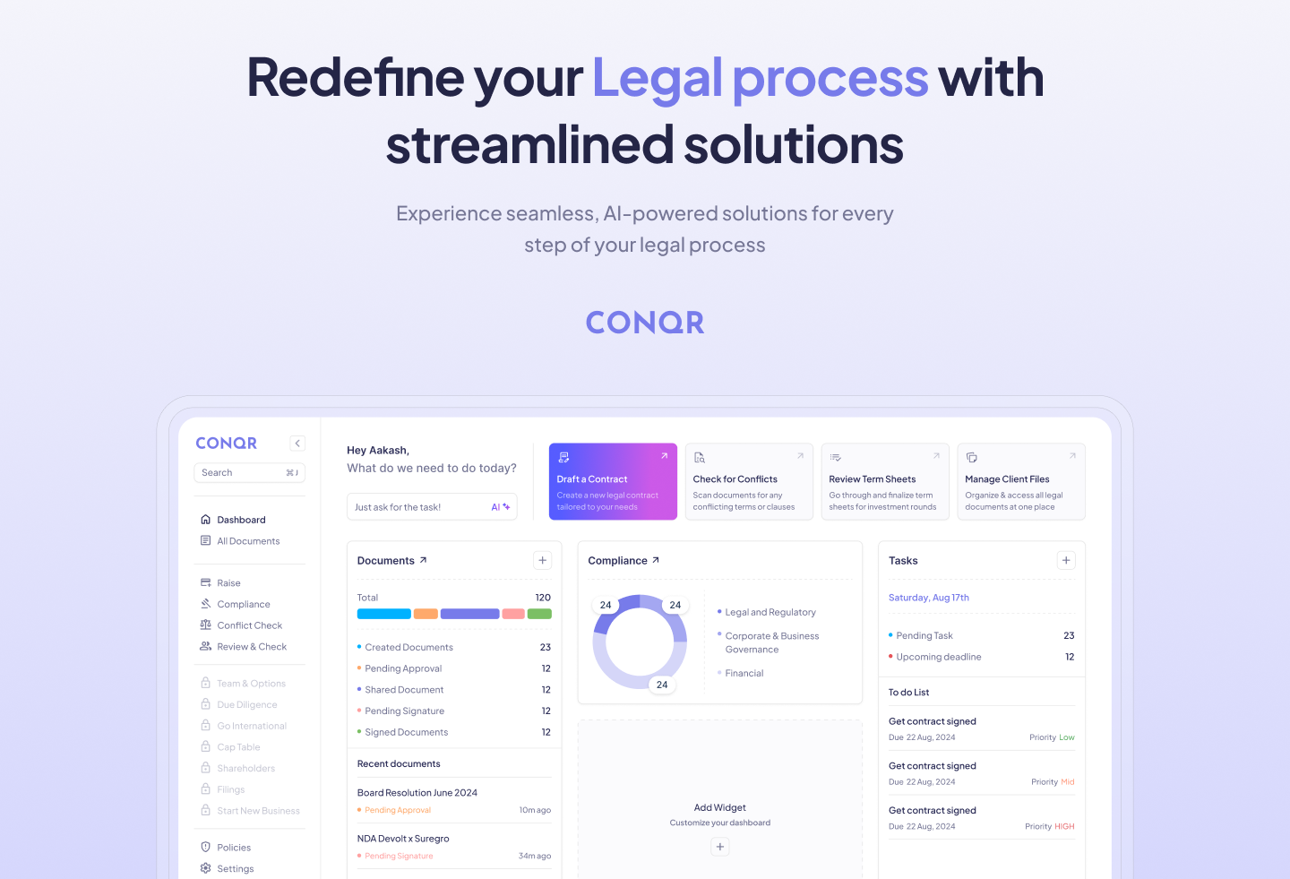 Conqr.ai – Your Legal AI Co-Pilot